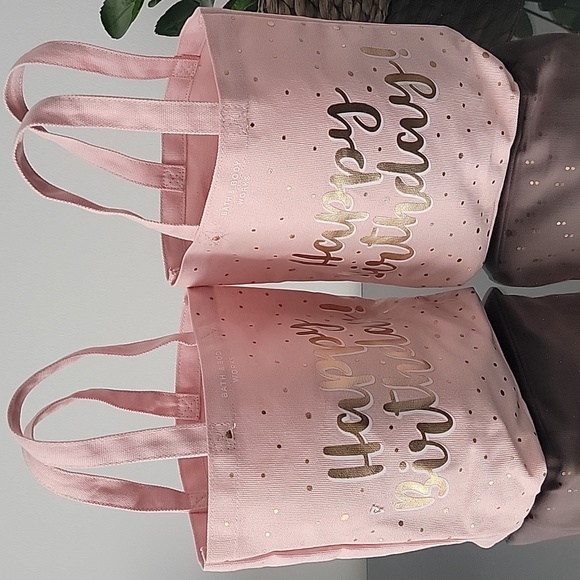Bath & Body Works | Bags | Set Of 2 Pink Bath Body Works Happy Birthday ...